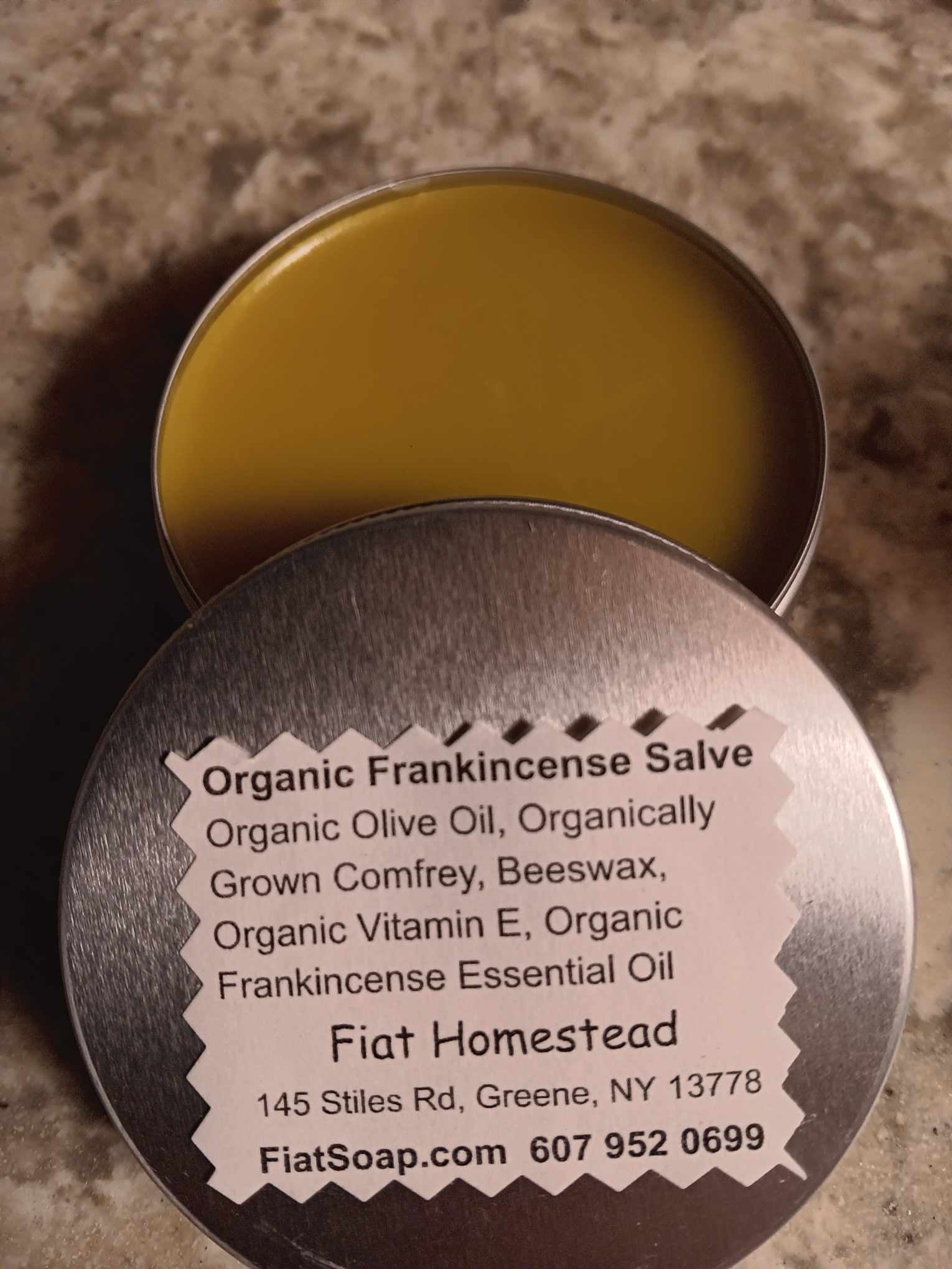 Organic Frankincense Salve | Fiat Homestead